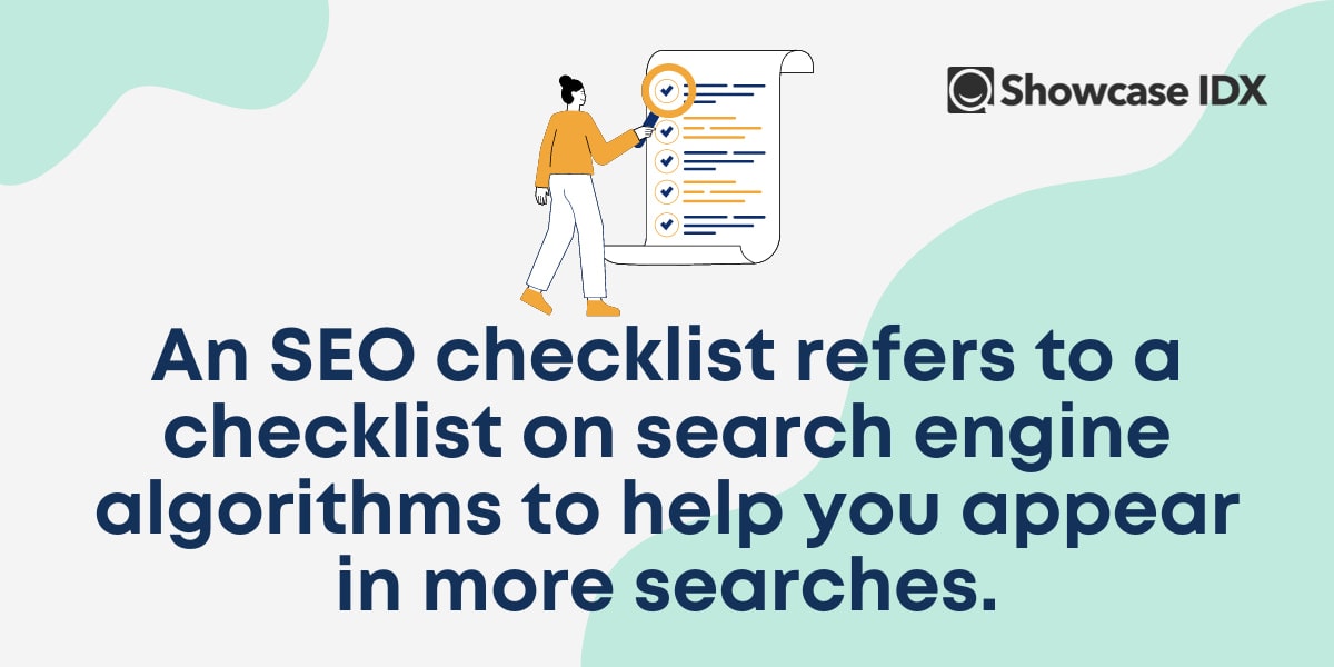 Real Estate SEO Checklist: This Is What Should Be On It